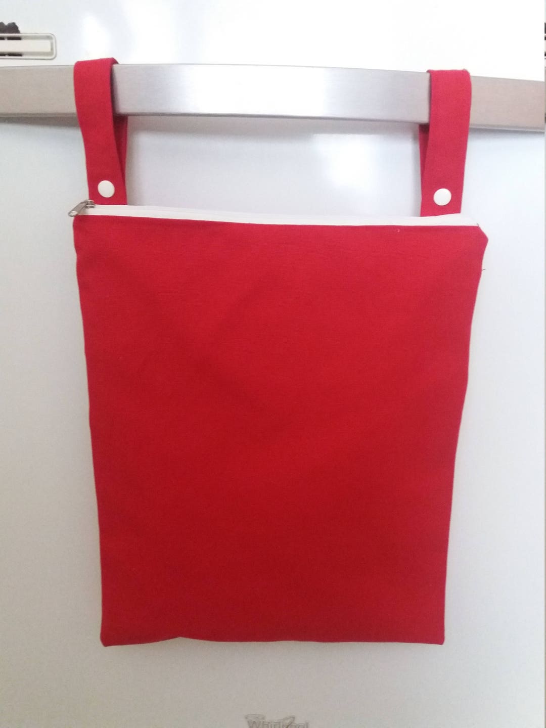 Red Wet Bag, Cloth Diaper Wet Bag, Kitchen Wet Bag, Swimsuit Bag ...