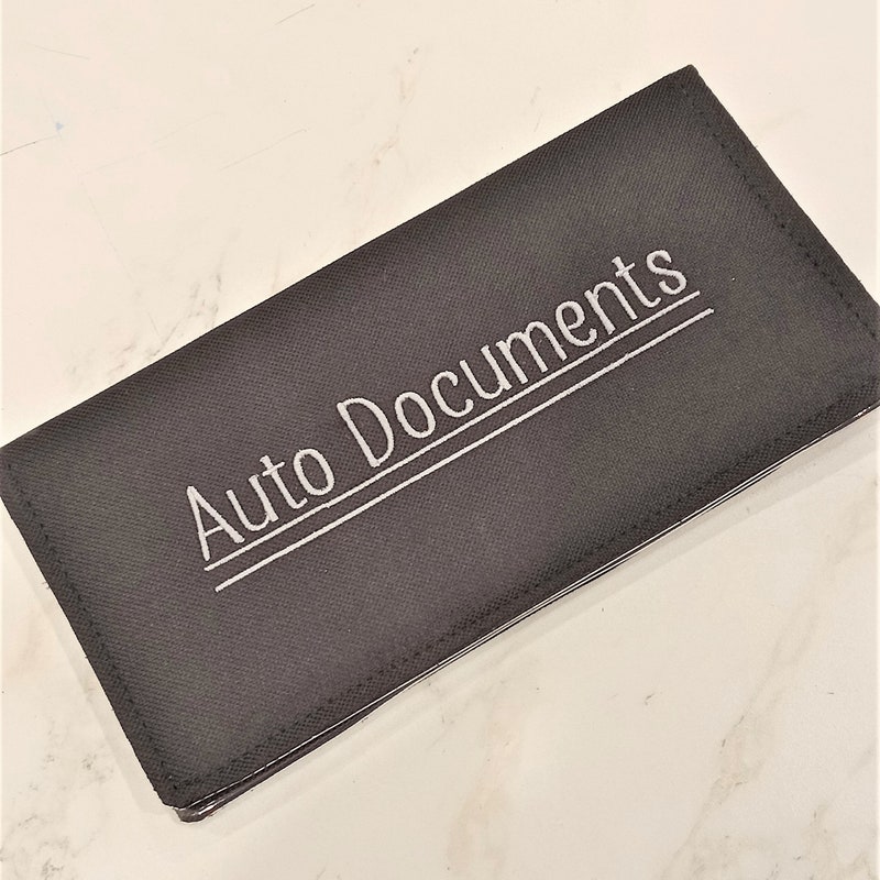 Car Documents Wallet - Etsy