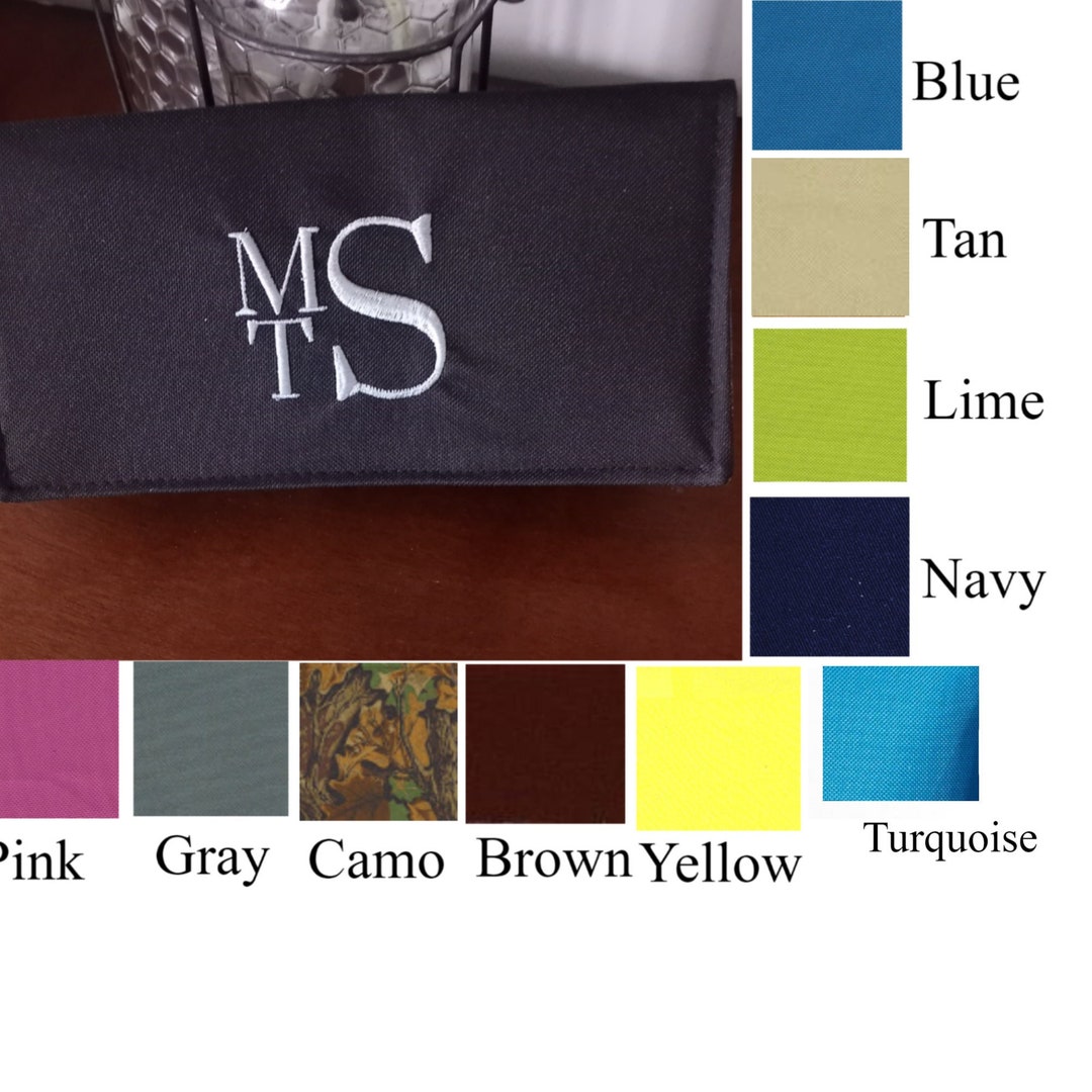 Monogrammed Auto Document Insurance Card and Registration Wallet Holder ...