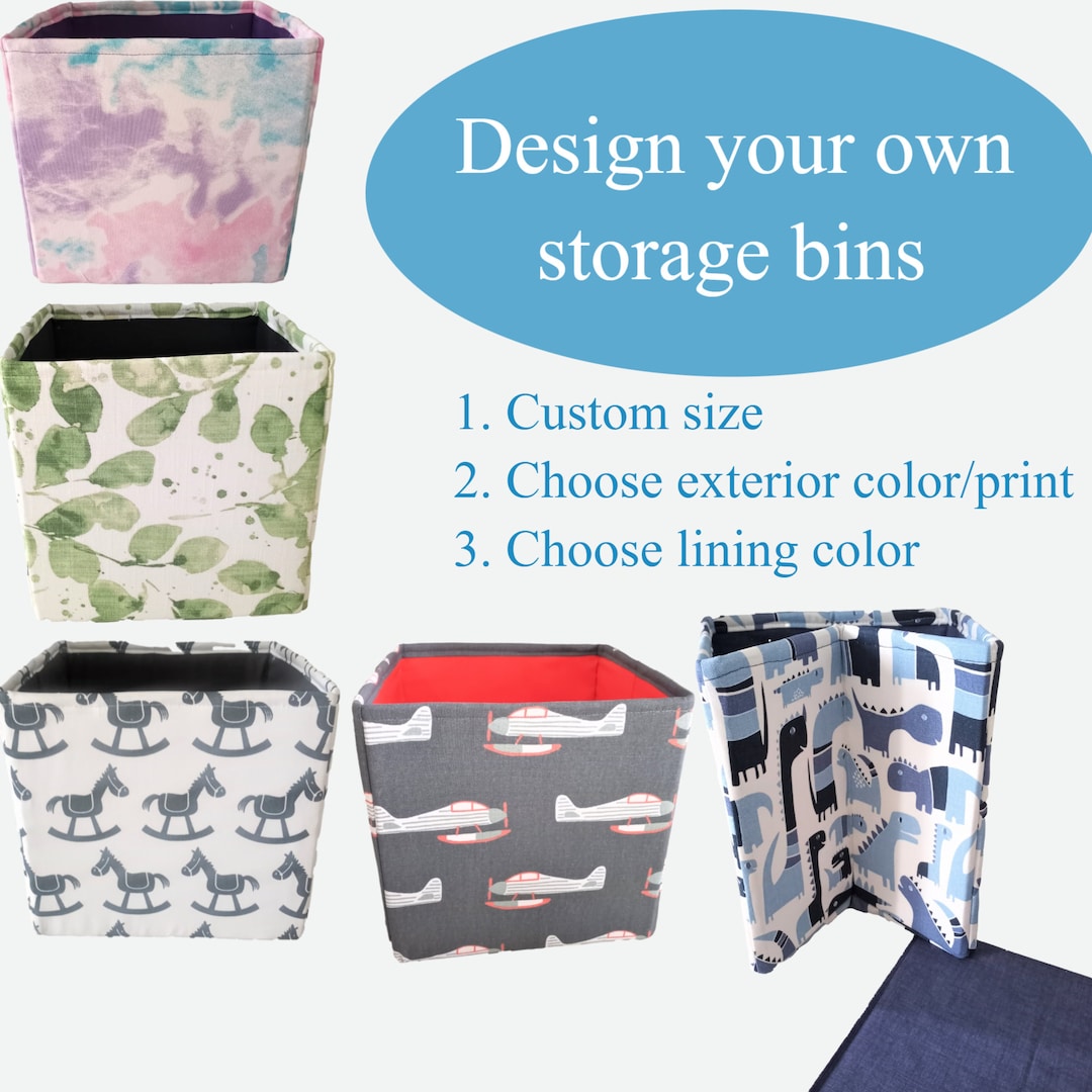 Design Your Own Custom Storage Bin - Etsy