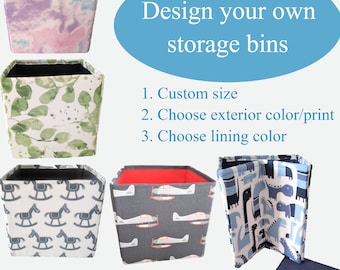 Custom Storage Bin - Etsy