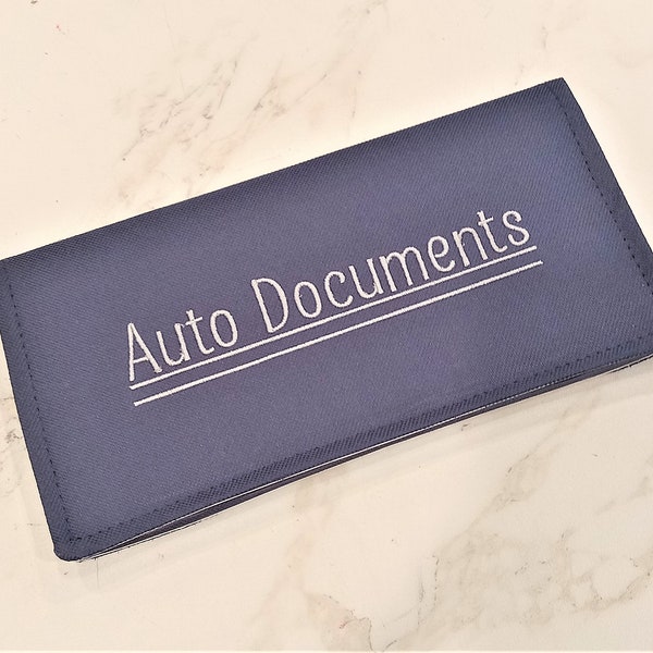 Car Documents Wallet - Etsy