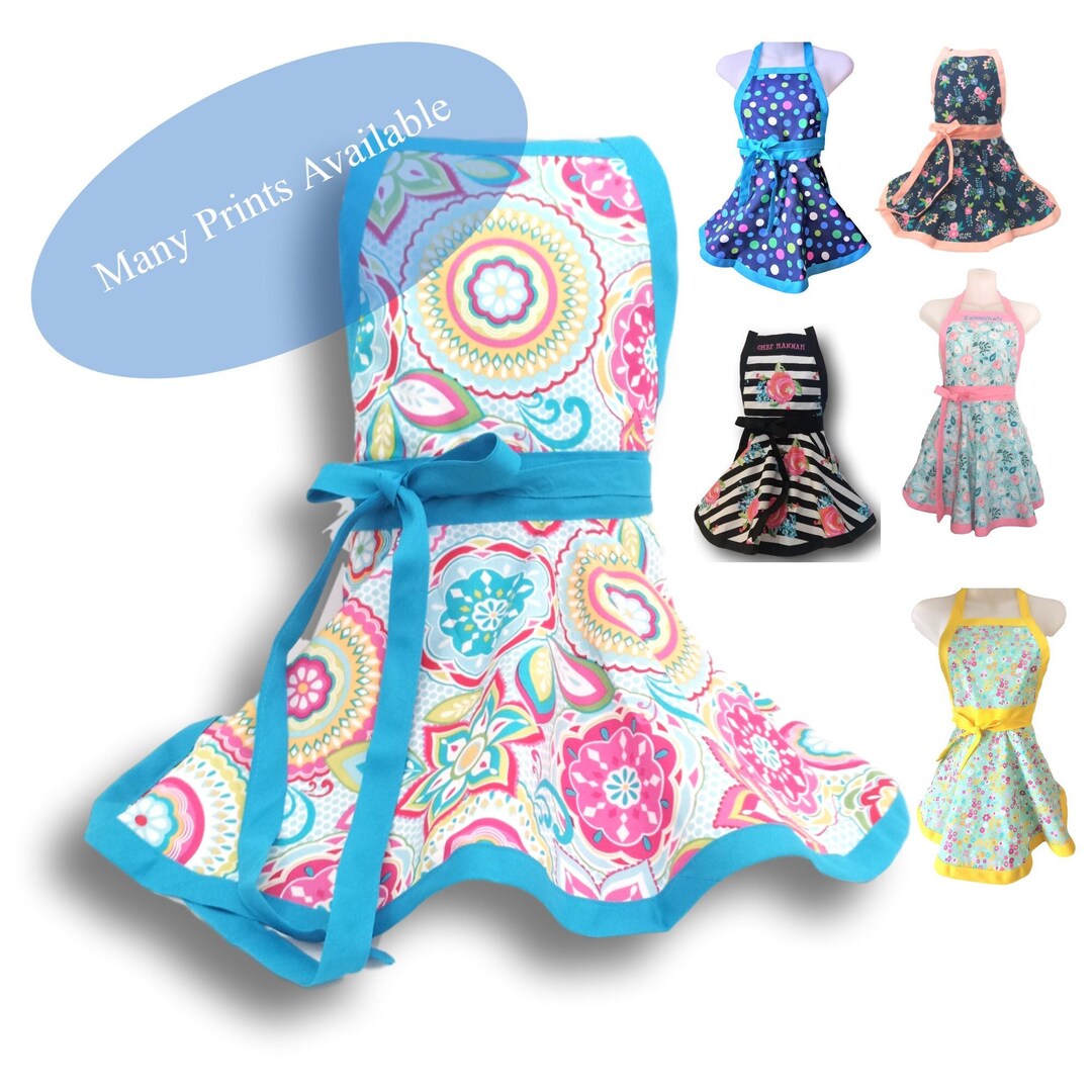 Girls Apron, Personalized Childrens Kids Apron Baking Gift for Girl - Etsy