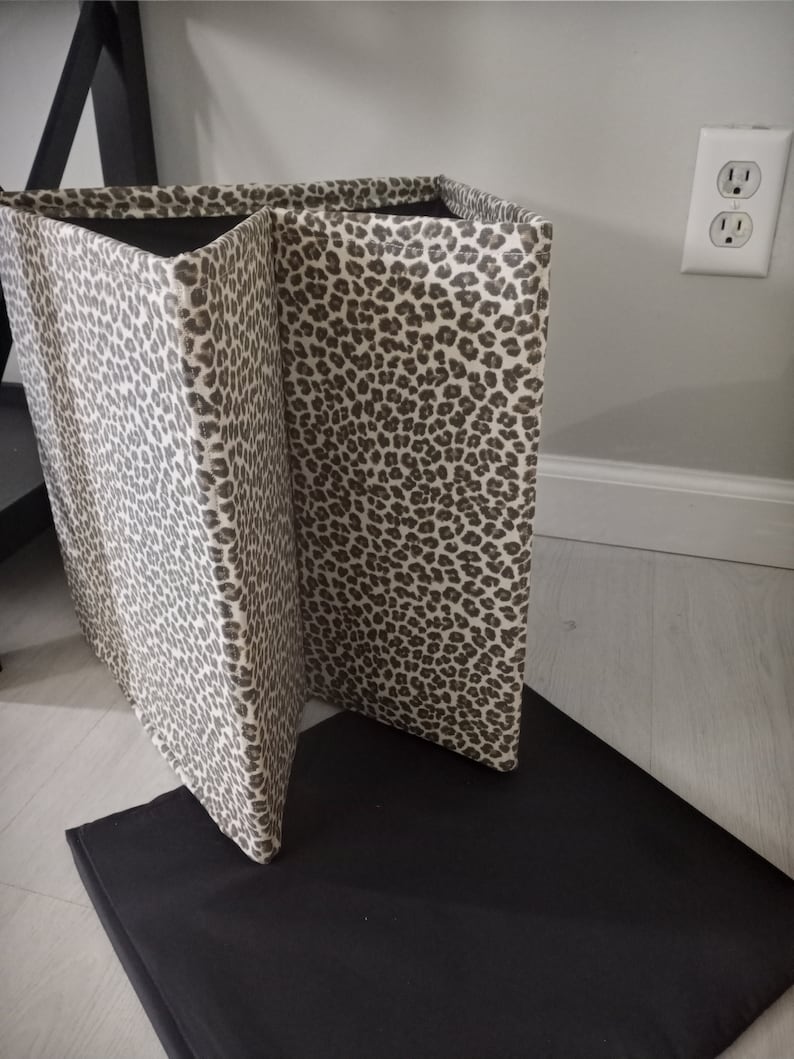 Leopard Print Storage Bin in Your Custom Size | Etsy