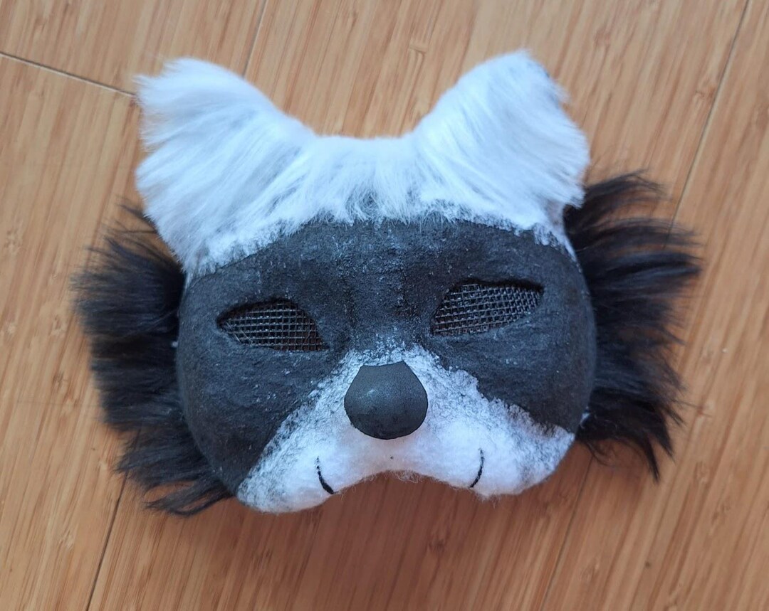 Therian Racoon Mask - Etsy