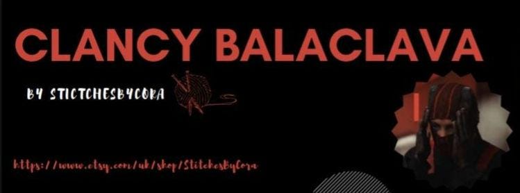 PATTERN (crochet) - Clancy Mask Twenty One Pilots - Etsy