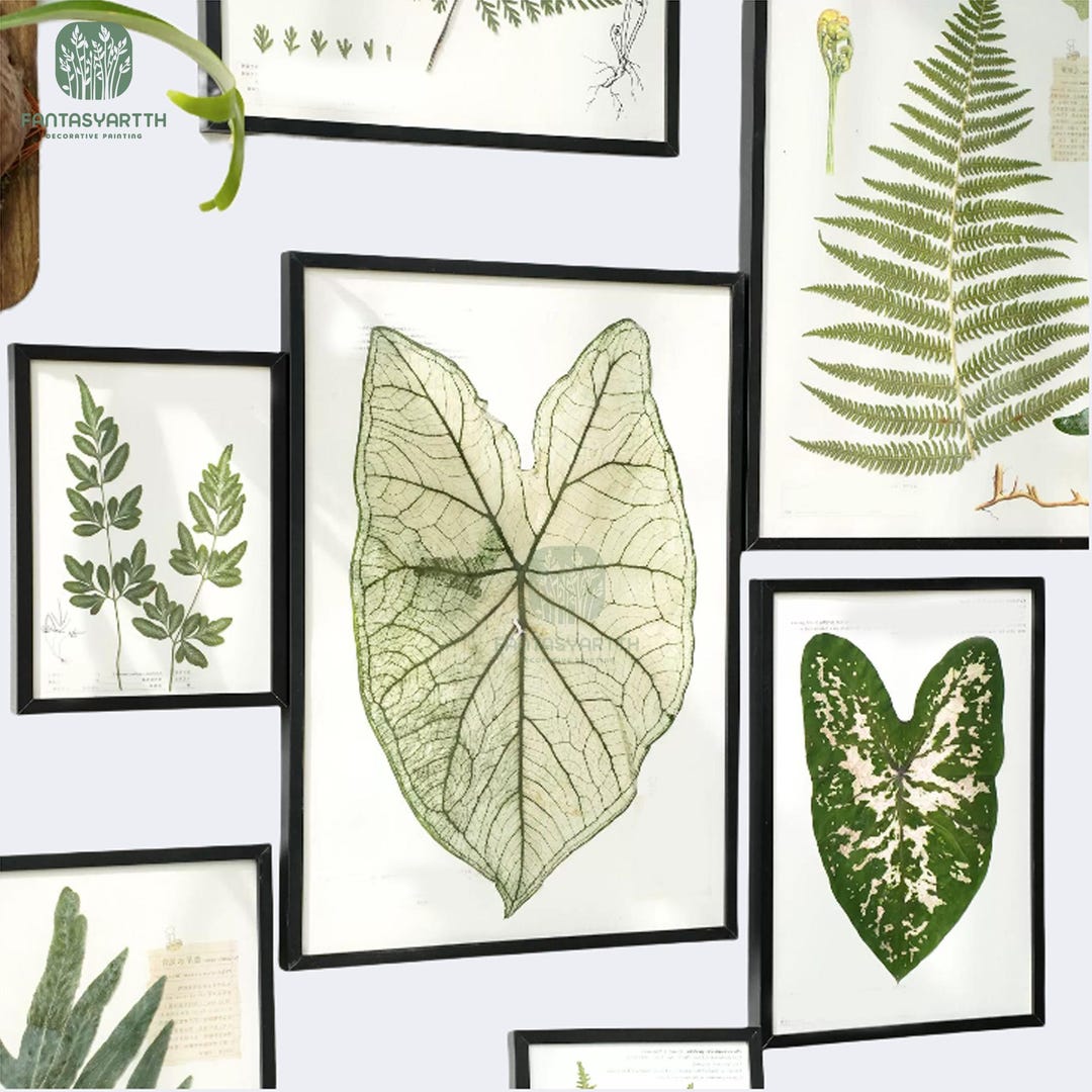 Large Pressed Flower Frame,botanical Art, Pressed Flower Art,hanging ...
