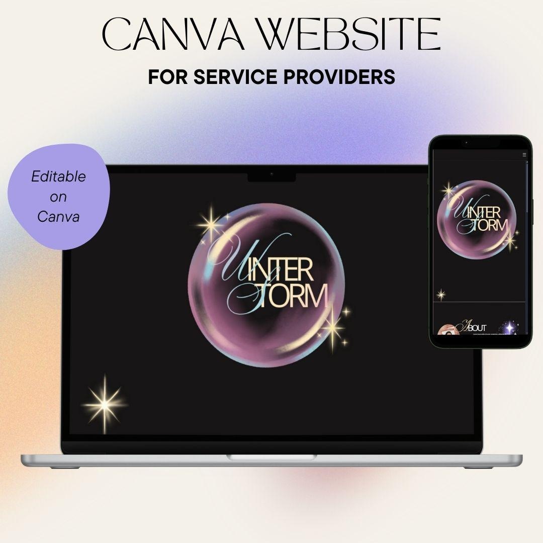 Editable Nail Salon Website Template | Responsive Design for Beauty ...