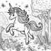 Magical Unicorn Coloring Pages for Kids. Fun Printable Activity for ...