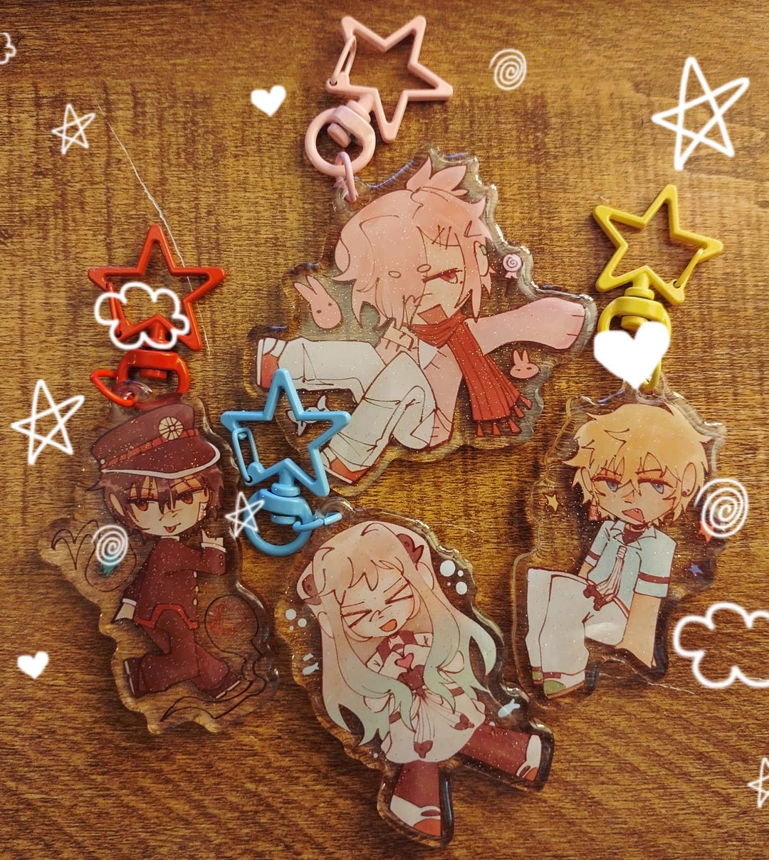 Toilet Bound Hanako-kun Keychains - Etsy