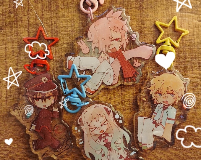 Toilet-bound Hanako-kun Laminated Bookmarks With Tassels| Hanako, Nene ...