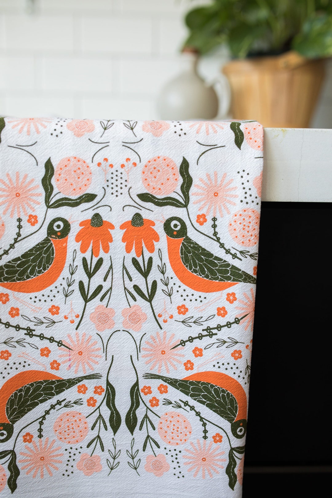 Robin Tea Towel | Flour Sack Towel, Dish Towel, Kitchen Towel, Home ...