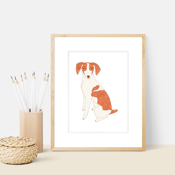 Brittany Spaniel Art - Etsy