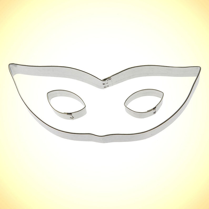 Mardi Gras Mask Cookie Cutter 2 Piece Set Made in USA Mardi | Etsy