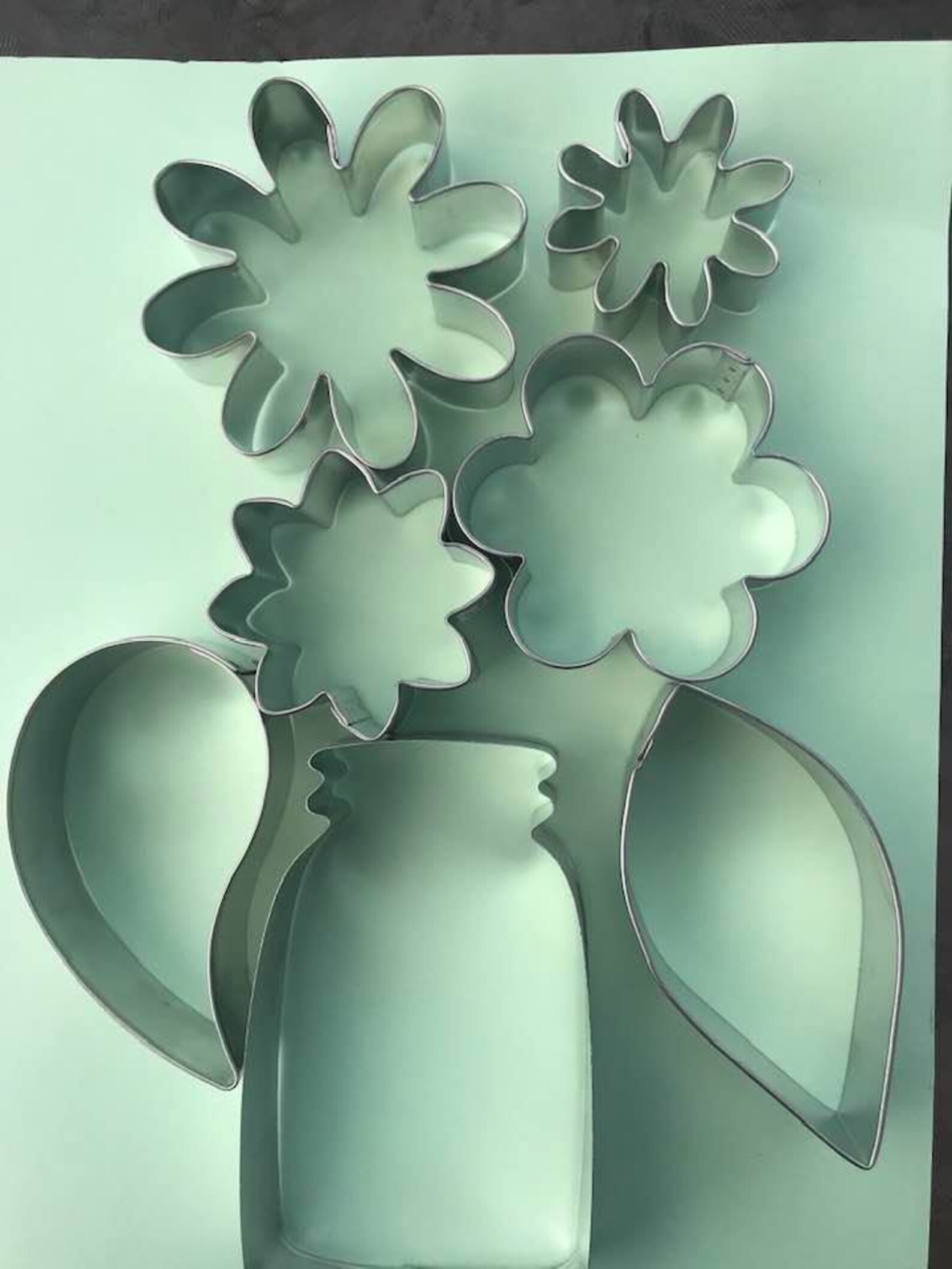 Canning Jar W/ Flowers Cookie Cuttersyou Pick Set Jelly Jar | Etsy