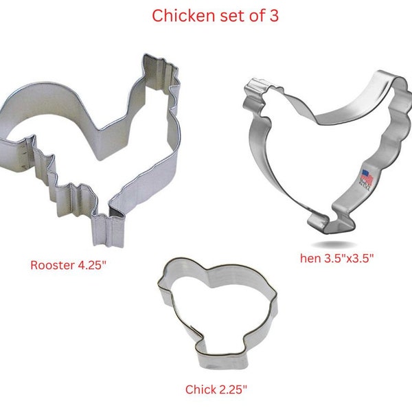 Chicken Cookie Cutter - Etsy