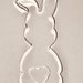 Easter Bunny Cookie Cutter Set of 2, Mini Heart and Chocolate Bunny ...