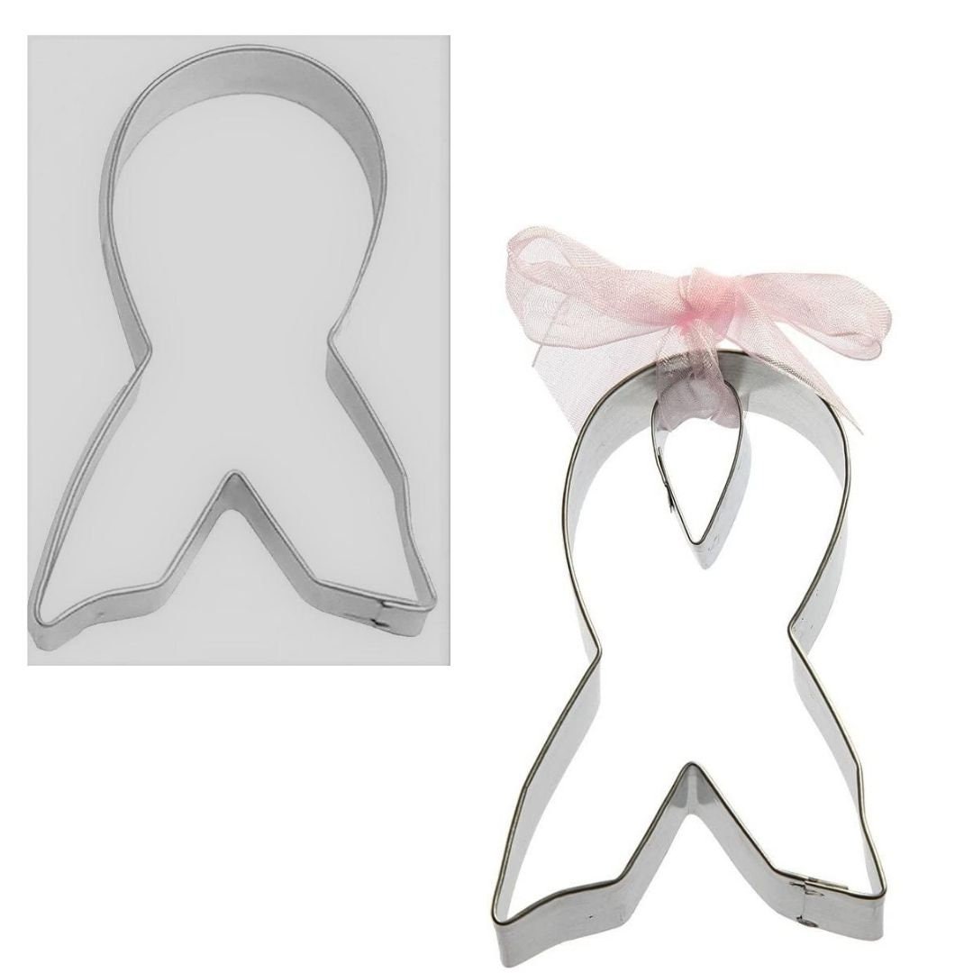 AWARENESS RIBBON Cookie Cutter 4 Breast Cancer, Ribbon With or Without ...