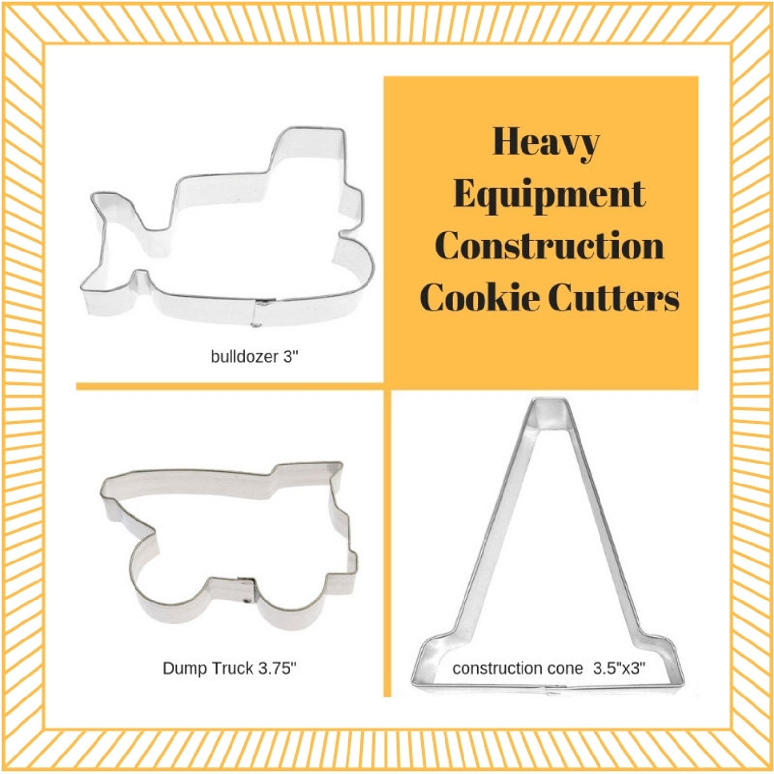 Construction Cookie Cutter Bulldozer Dump Truck Traffic - Etsy
