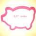 Marranitos Pig Cookie Cutter 5.5 Gingerbread Pig Cookie Cutter, Mexican ...