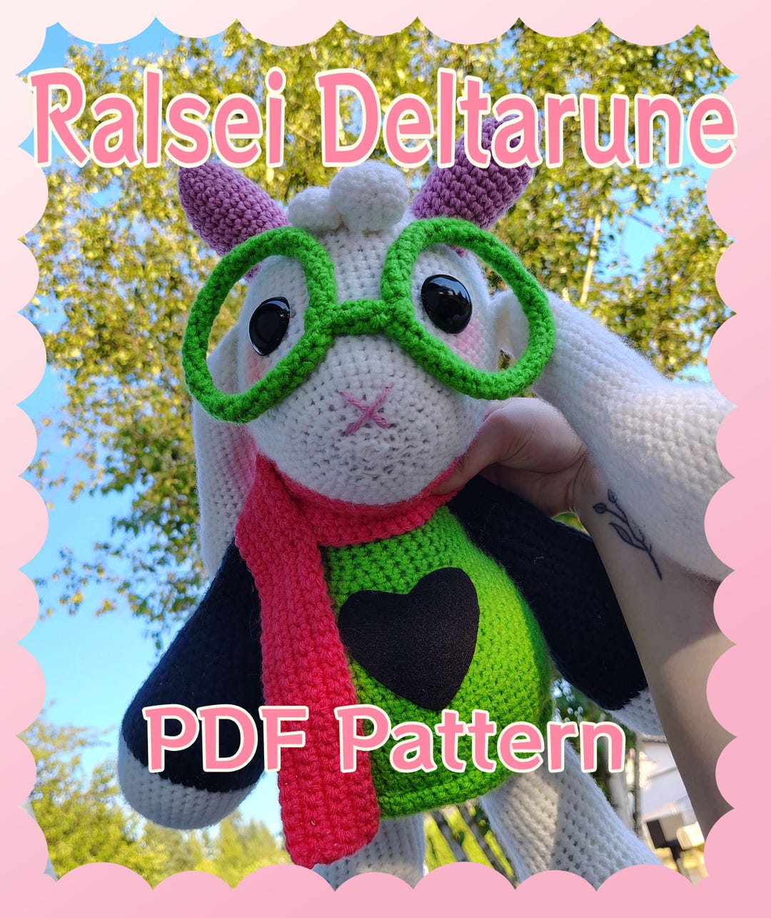 Ralsei Deltarune PDF Pattern - Etsy