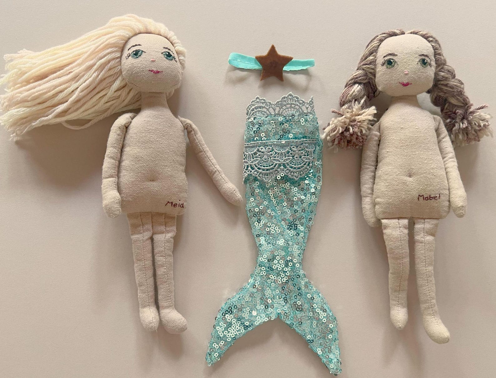 Mermaid Doll Sewing Pattern and Tutorial Instant Download: Personalized ...