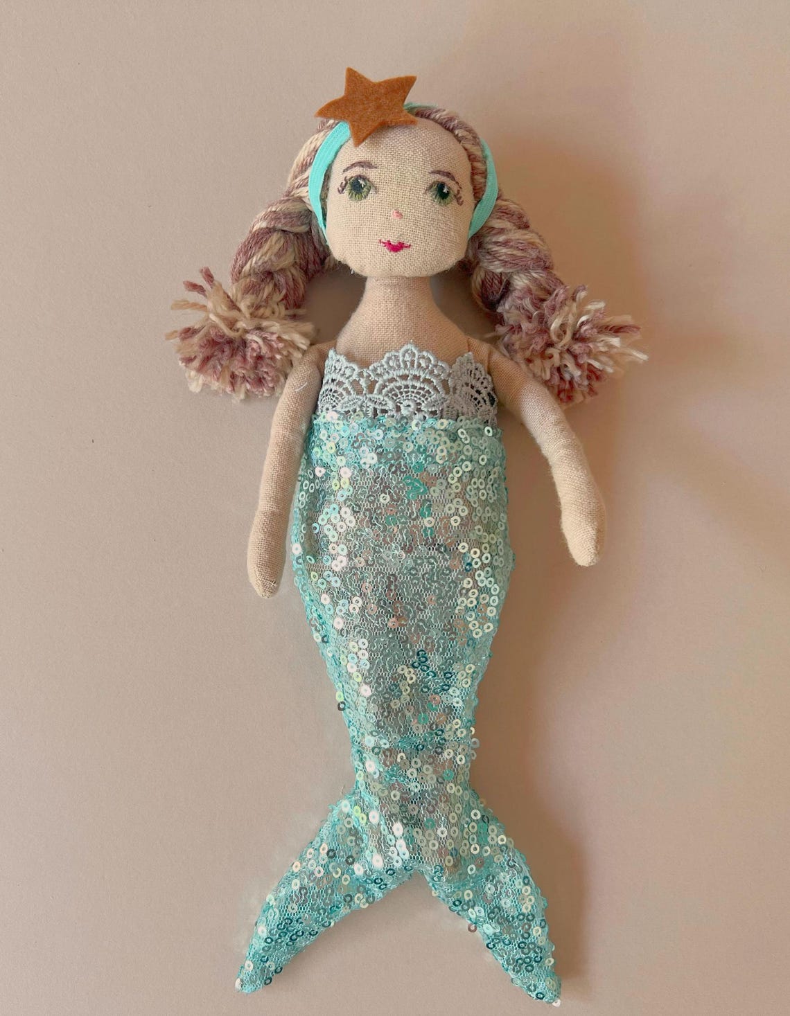 Mermaid Doll Sewing Pattern and Tutorial Instant Download: Personalized ...