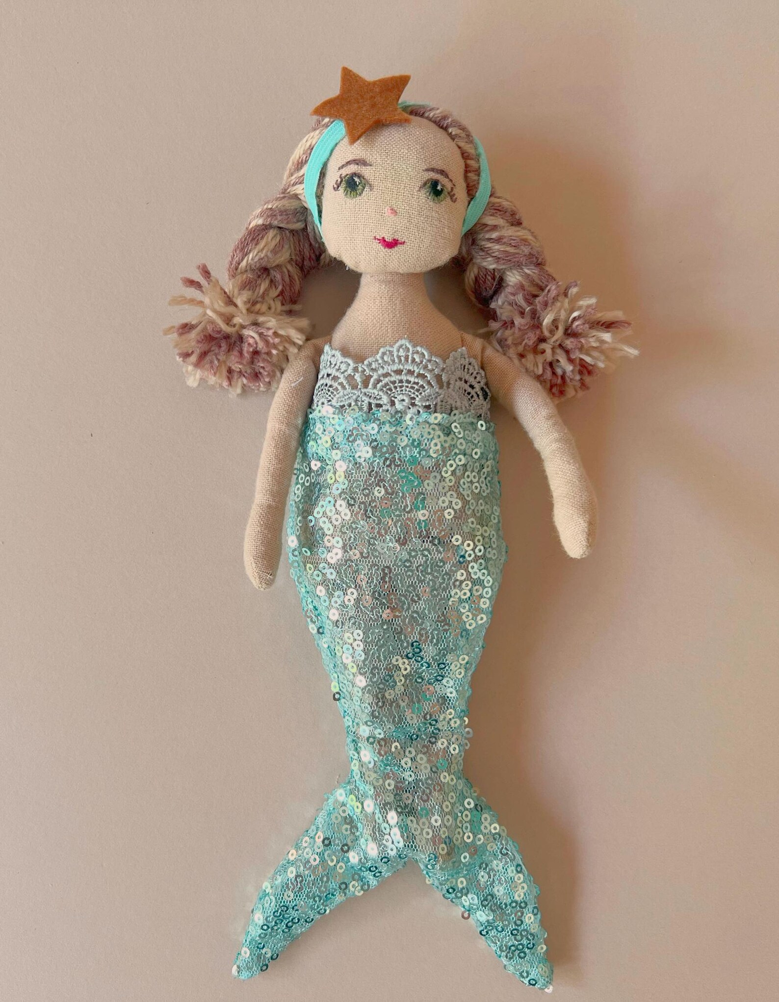 Mermaid Doll Sewing Pattern and Tutorial Instant Download: Personalized ...