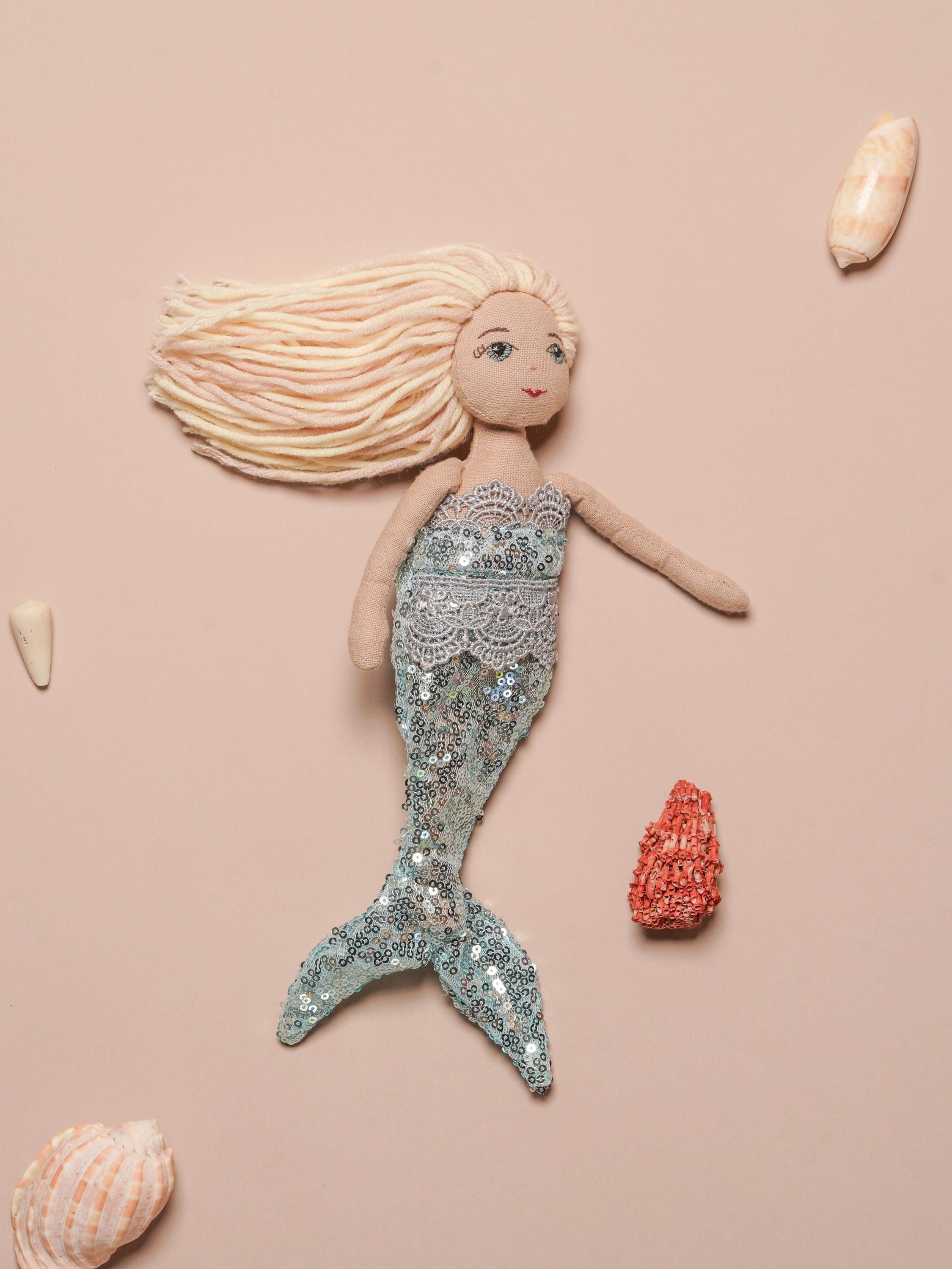 Mermaid Doll Sewing Pattern and Tutorial Instant Download: Personalized ...