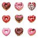 Valentine's Donuts Clipart - Heart-shaped Donuts With Sweet Decorations ...