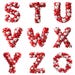 Valentine's Balloon Heart Alphabet and Numbers Clipart - Digital Set ...
