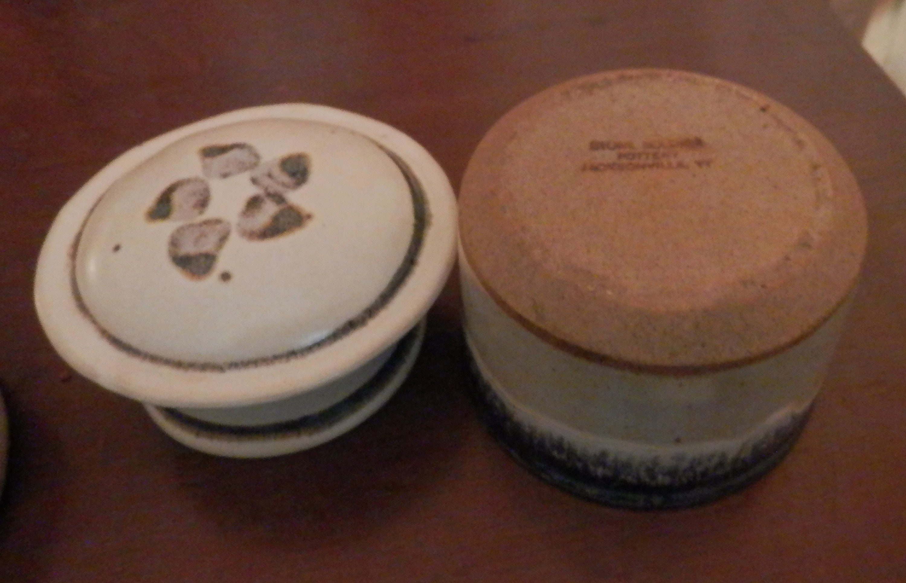 Stone Soldier Pottery French Butter Keeper - Jacksonville Vermont - Etsy