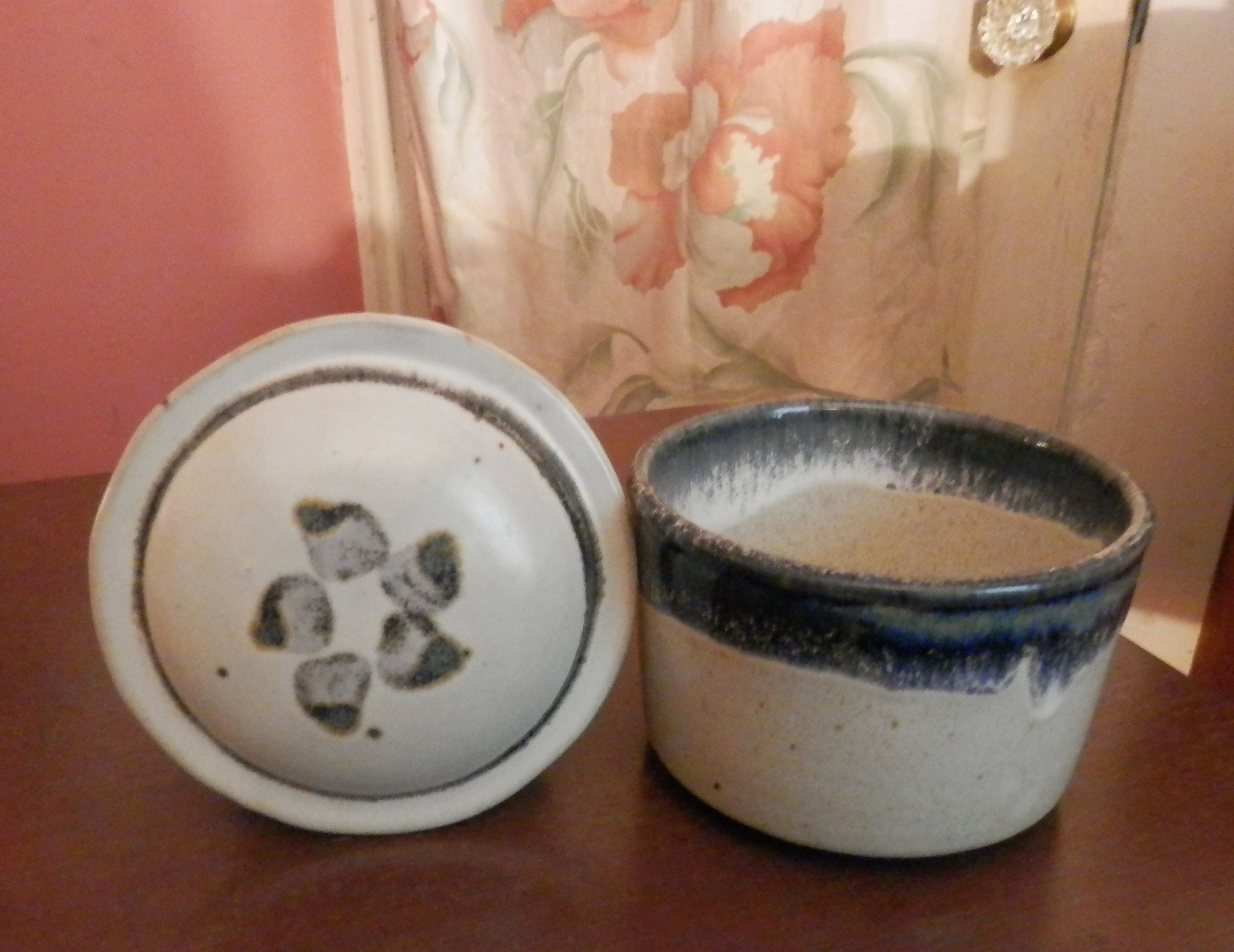 Stone Soldier Pottery French Butter Keeper - Jacksonville Vermont - Etsy