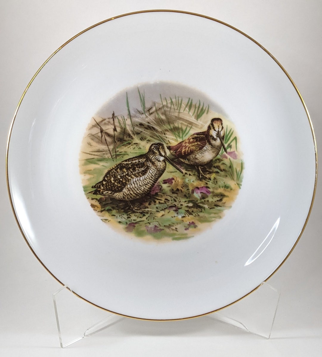 Winterling Sandpiper Plate Vintage 1970s Eschenbach Bavaria Germany ...