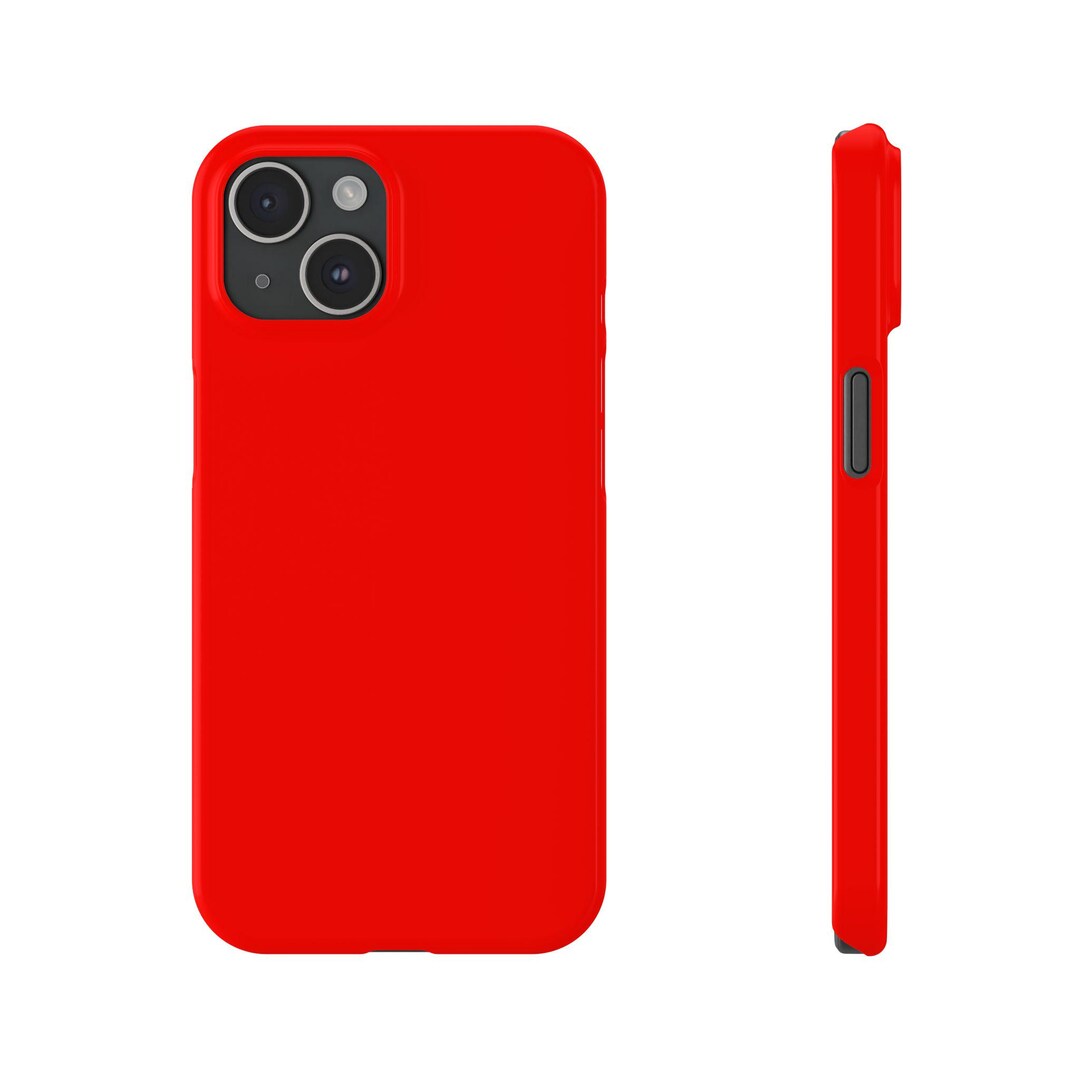 Candy Apple Red Slim Phonecase Red iPhone Case 12,13,14 15 16 Pro Max ...