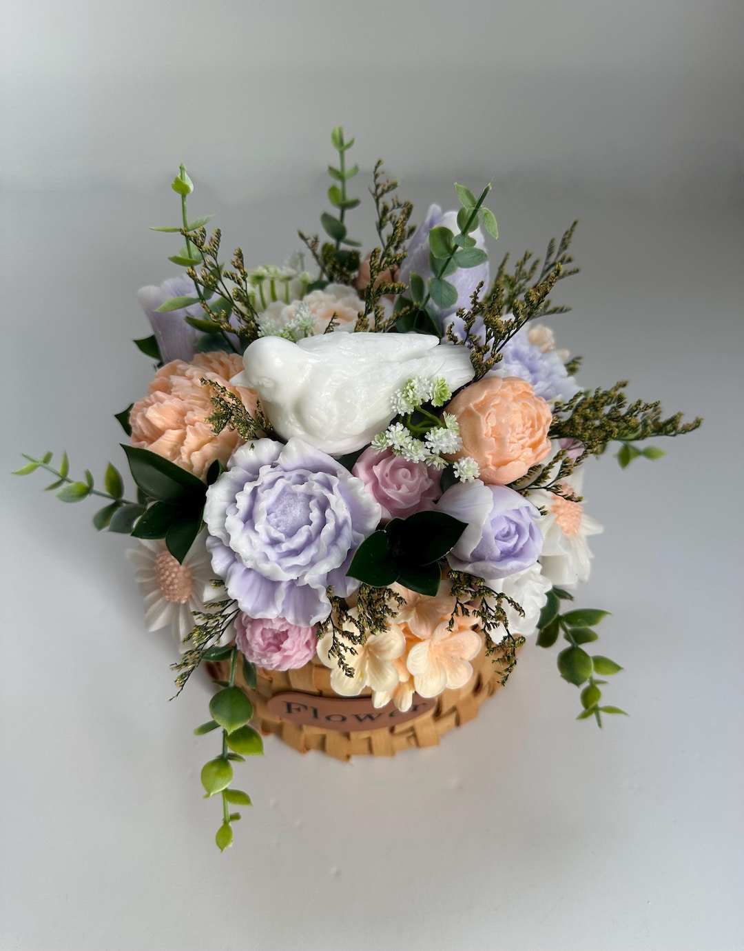 Large Wax Melt Flower Bouquet: Spring Fragrance, Coconut Soy Wax - Etsy