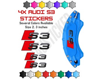4x Audi S5 Brake Caliper Stickers, Audi Decals, Brake Caliper Decals ...