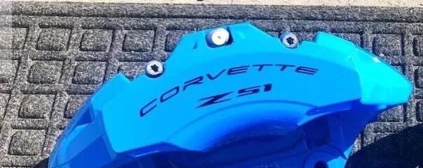 8x Corvette Z51 C8 Brake Caliper Stickers, Z51 Decals, Brake Caliper ...