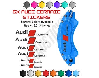 6x Audi Q5 Brake Caliper Stickers, Audi Decals, Brake Caliper Decals ...