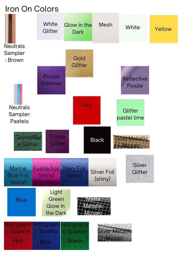 Adhesive or Iron on Name Decals, Custom Available, Ships in 1 Day - Etsy