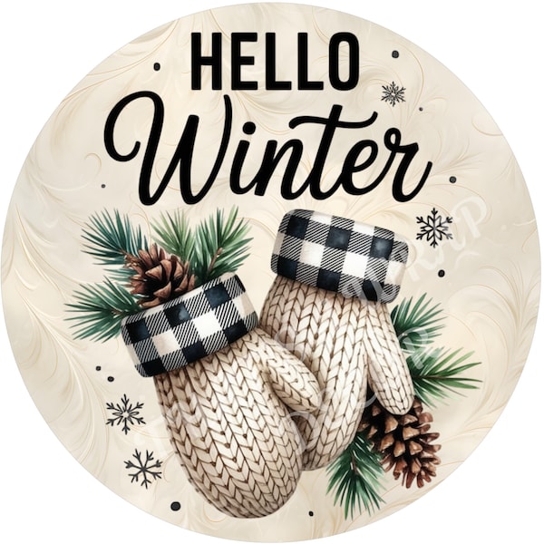 Metal Mitten Decor - Etsy