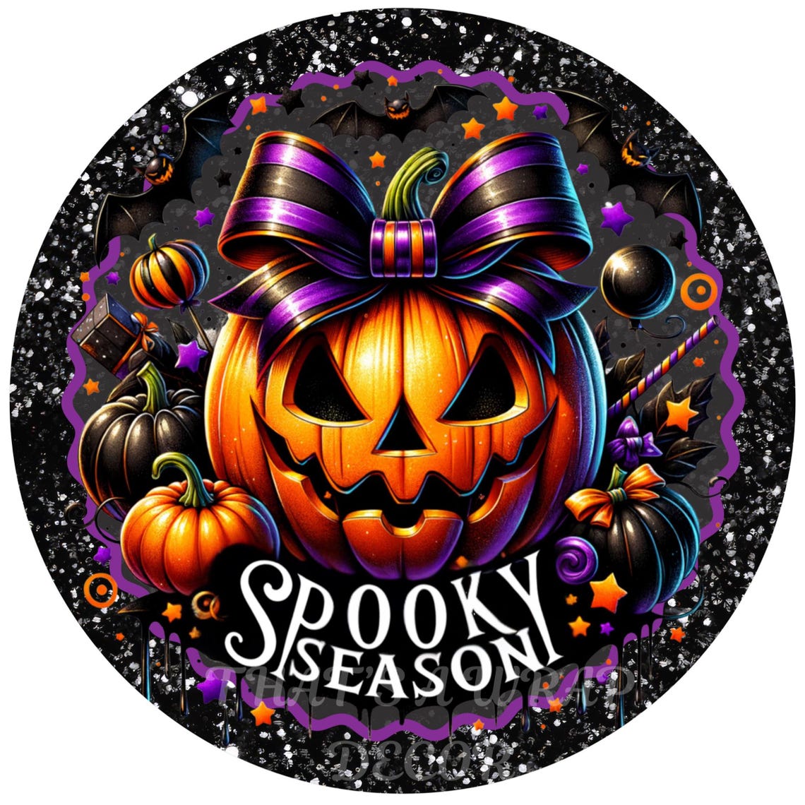 Halloween Pumpkins Wreath Sign, Spooky Season, Halloween Sign, Wreath ...