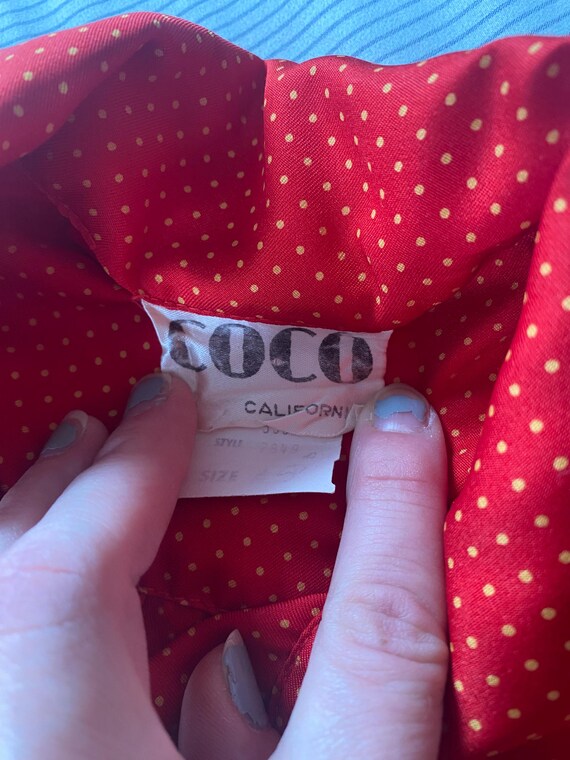 Vintage COCO California circa 1960/70’s Beautiful Red… - Gem