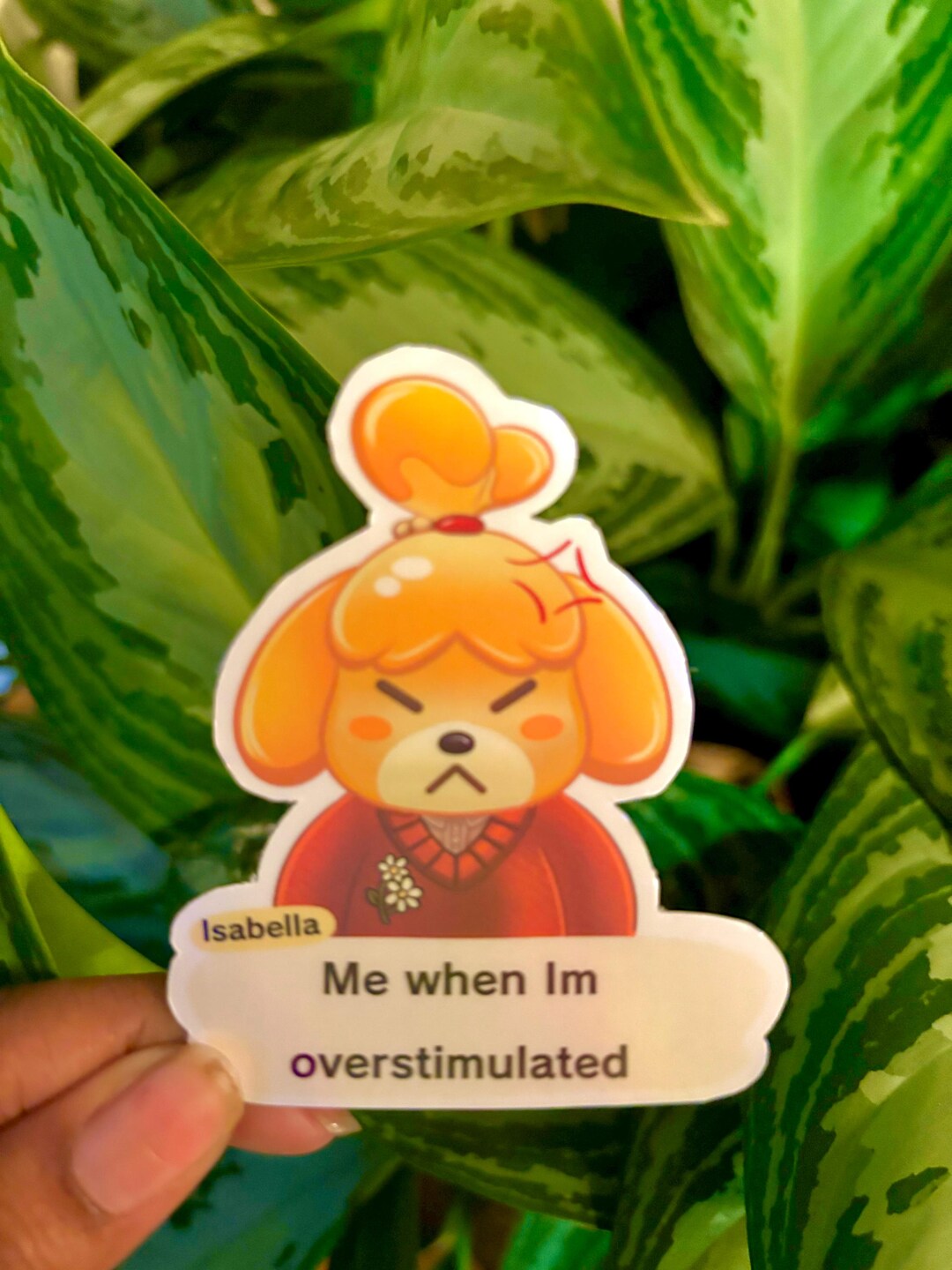 Animal Crossing Isabelle Sticker Acnhvideo Game Kawaii Stickercute ...