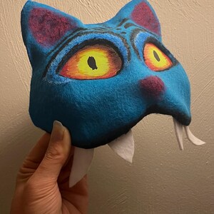 K-pop Demon Hunters Derpy Blue Tiger Thereon Mask - Etsy