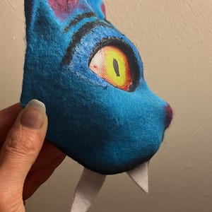 K-pop Demon Hunters Derpy Blue Tiger Thereon Mask - Etsy