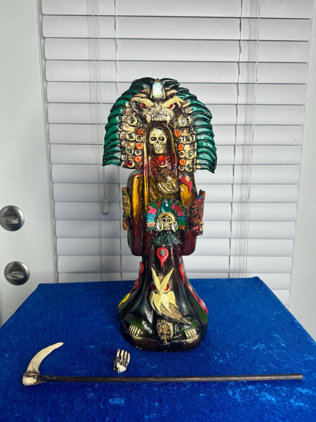 Aztec Santa Muerte - Etsy