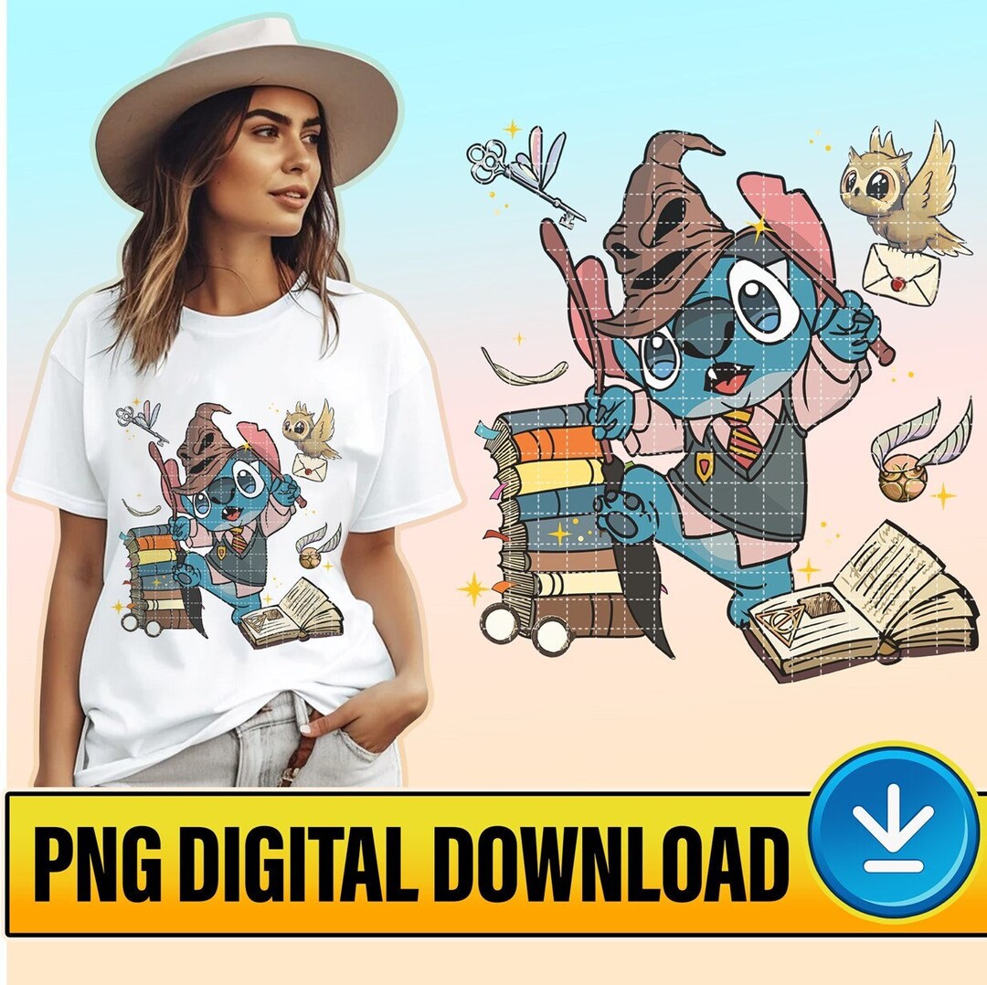 Disneyland Stitch Wizard Png Stitch Universal Studios Png - Etsy Canada