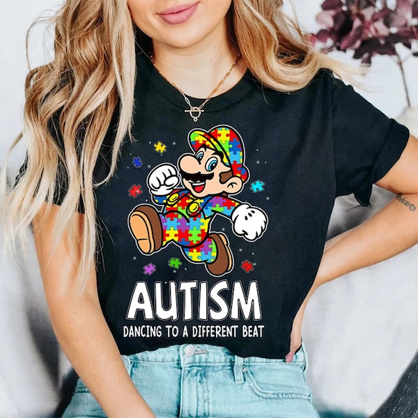 Mario Autism Shirts - Etsy