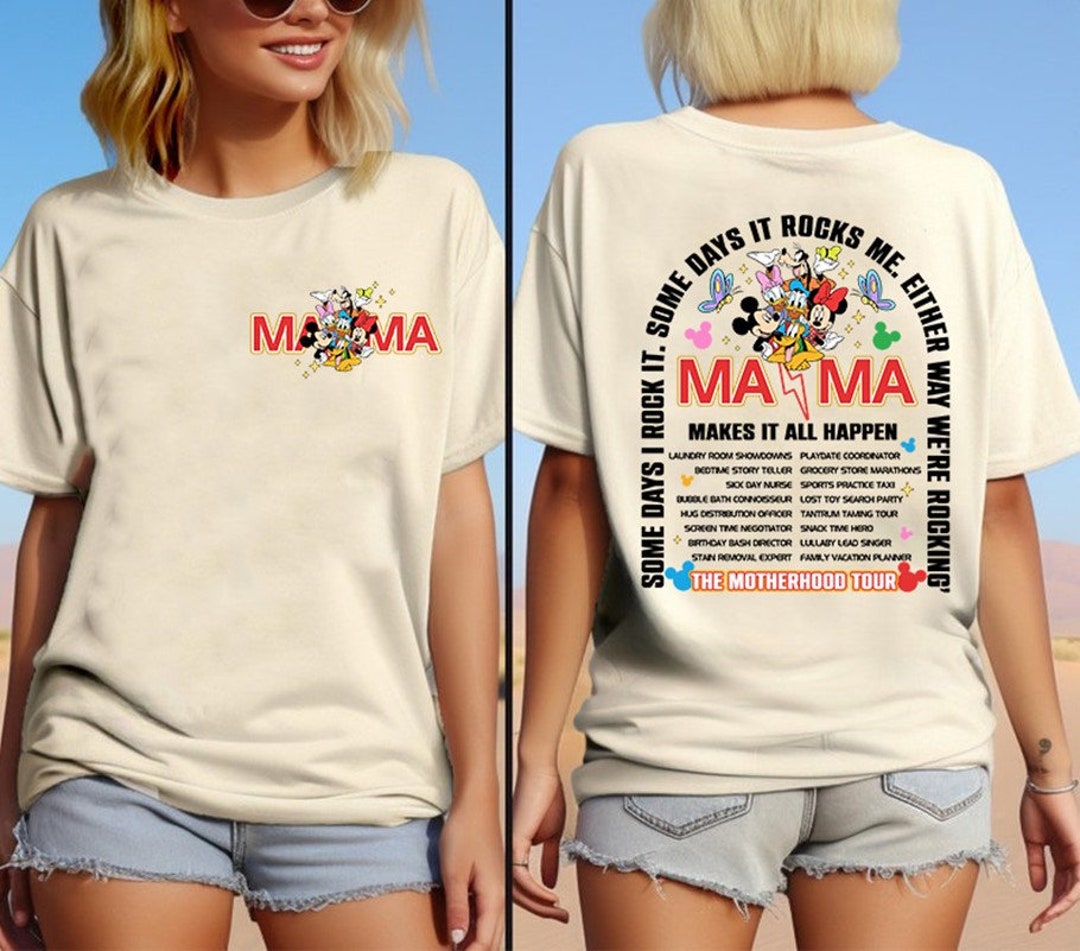 Mickey and Friends Mama Rock Tour Mother Day Sweatshirts, Mickey Mama ...
